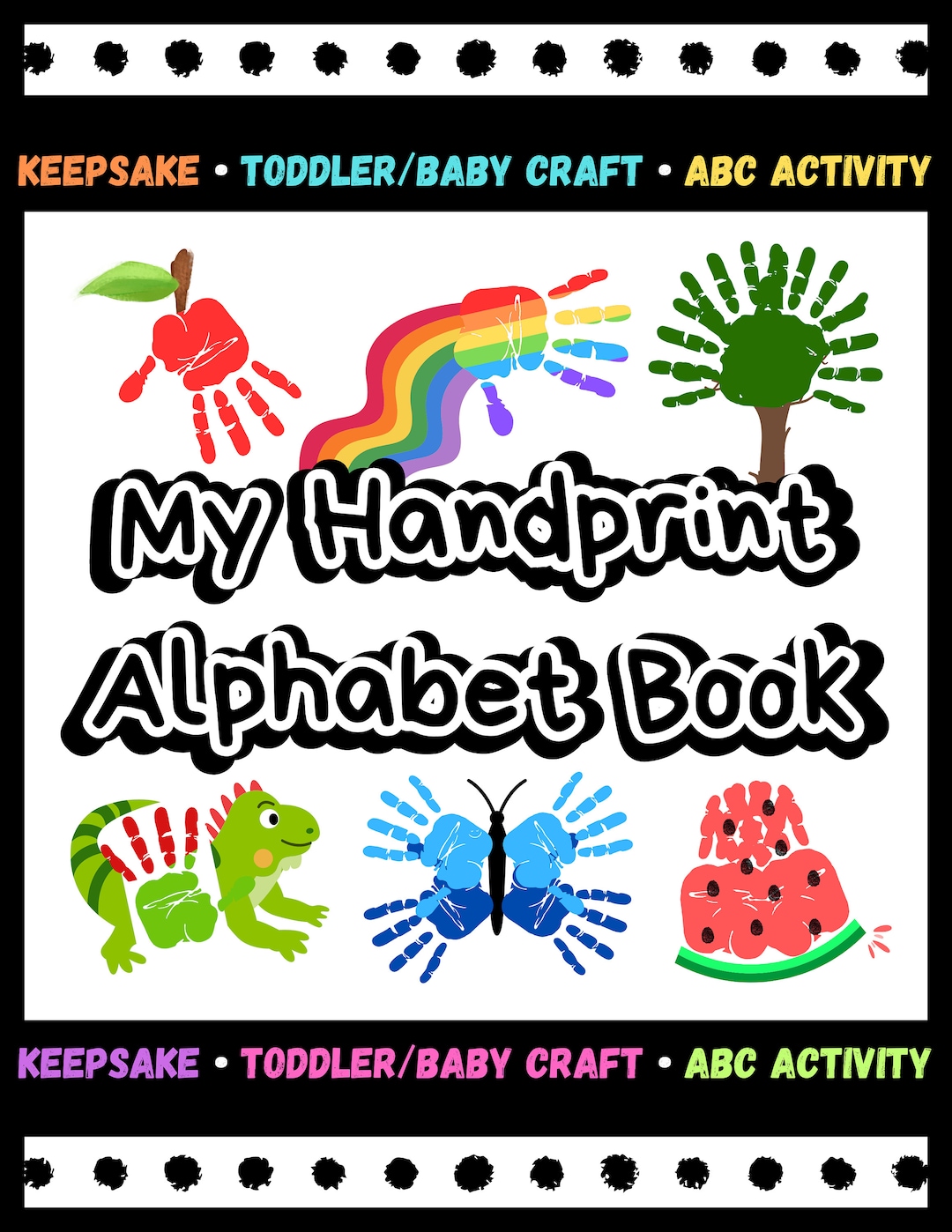 ABC Alphabet Handprint Craft Activity | Educational Toddler/baby ...