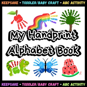ABC Alphabet Handprint Craft Activity | Educational Toddler/baby ...