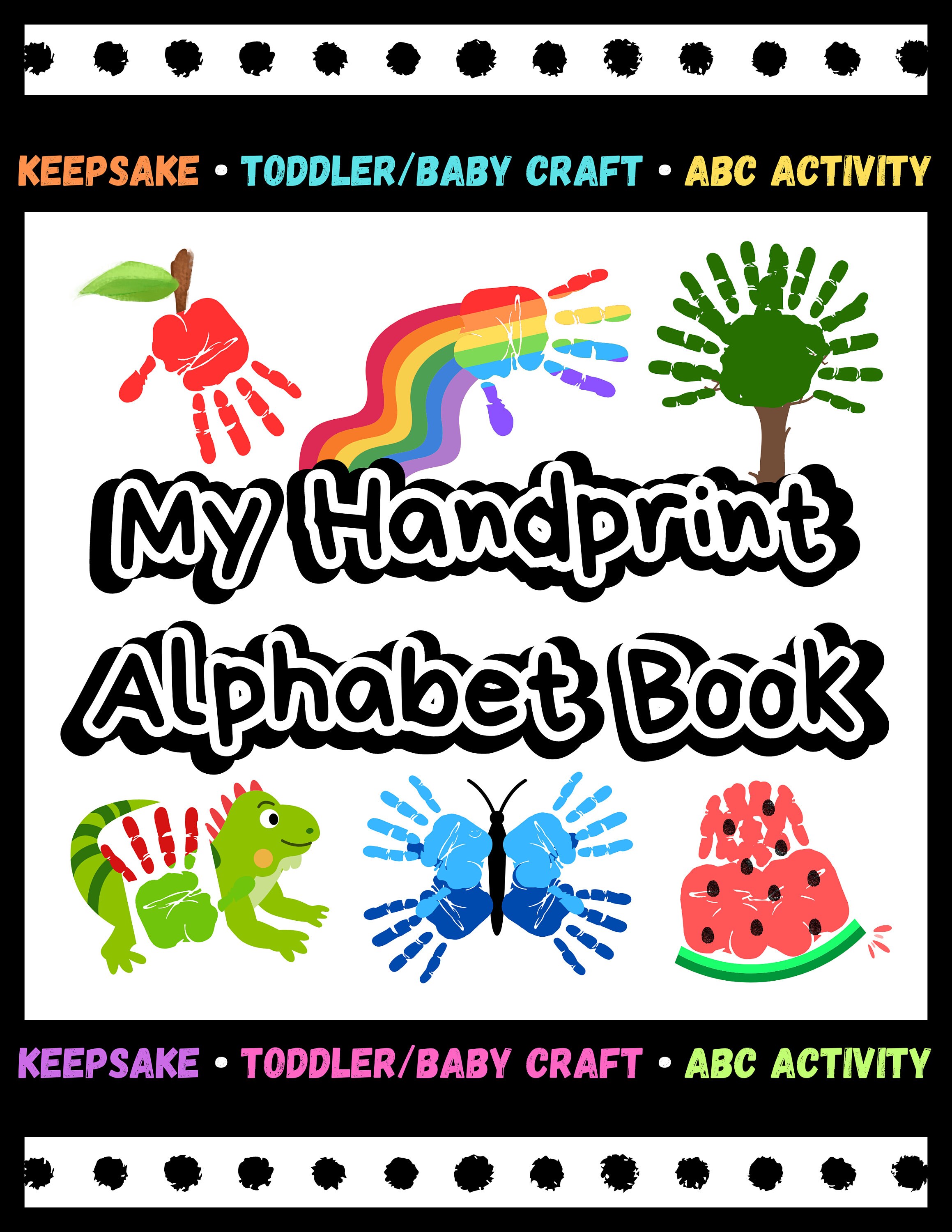 ABC Alphabet Handprint Craft Activity | Educational Toddler/baby ...