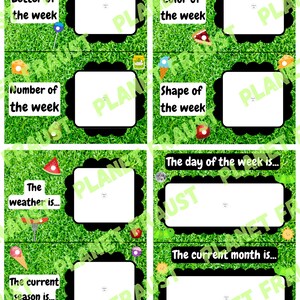 Focus Wall Bundle (hungry Caterpillar Theme) | Circle Time Wall ...