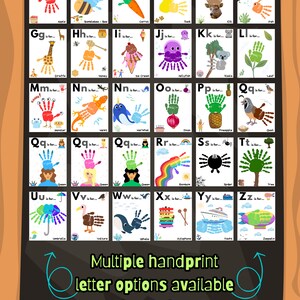 ABC Alphabet Handprint Craft Activity | Educational Toddler/baby ...