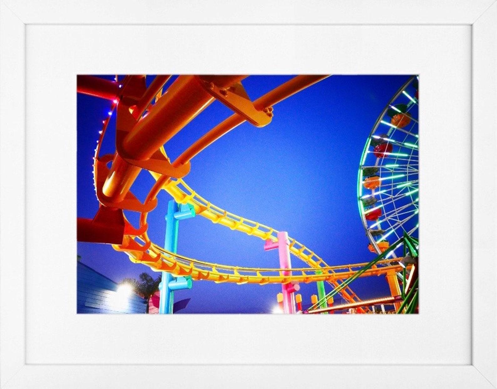 Fine Art Print: Roller Coaster Luna Park - Etsy