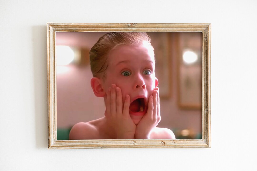 Home Alone Movie Poster Kevin Mccallister Funny Bathroom Art - Etsy