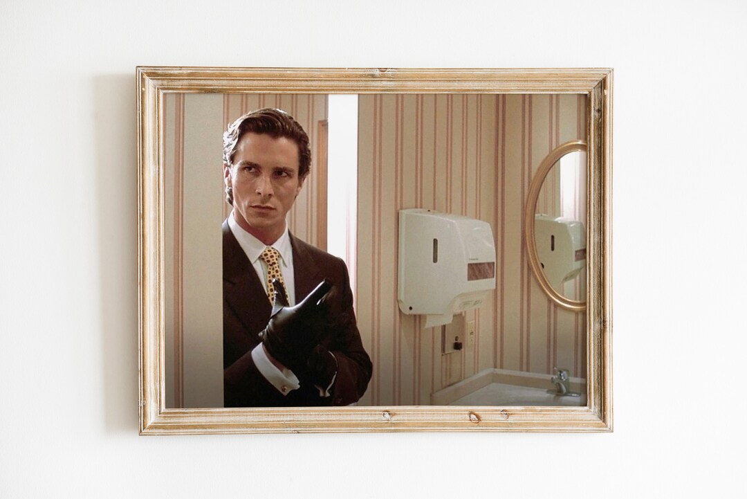 Patrick Bateman Bathroom Decor American Psycho Movie Poster - Etsy