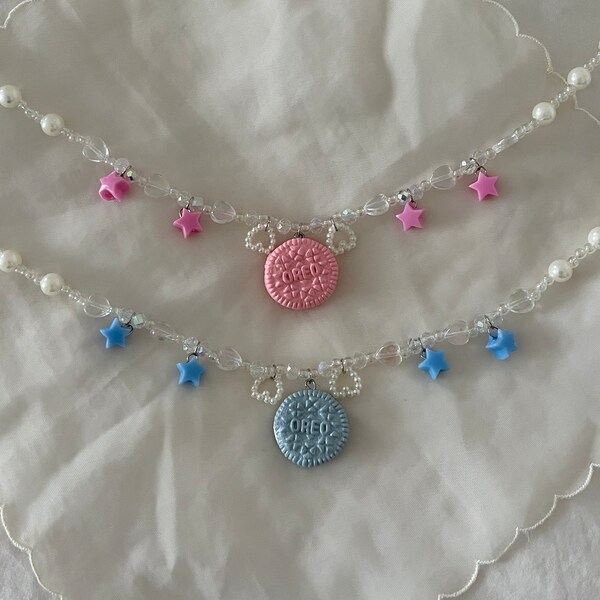 Oreo Necklace - Etsy