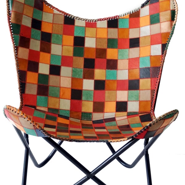 Leather Butterfly Folding Chair - Etsy