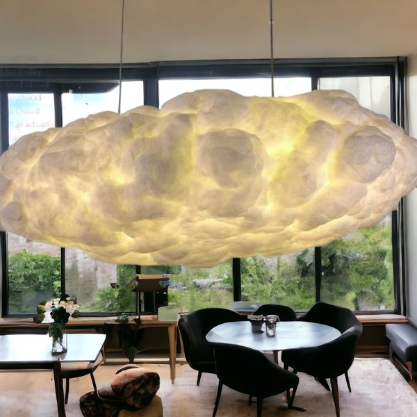 Hanging Cloud Light - Etsy