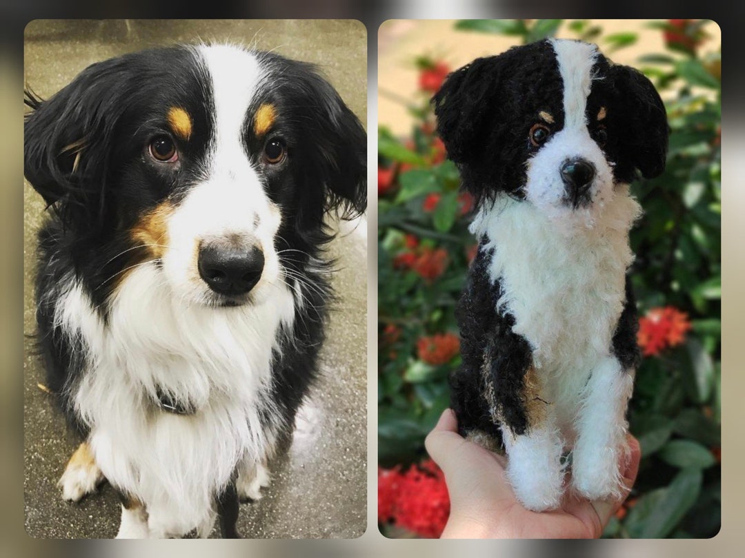 Custom Stuffed Dog, Custom Dog Plush, Custom Crochet Dog, Custom Pet ...