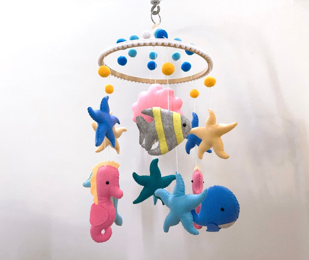 Ocean Baby Mobile, Under the Sea Baby Mobile, Whale Mobile, Sea ...