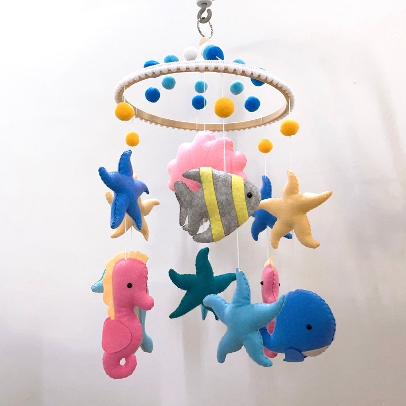 Sea Creatures Mobile - Etsy