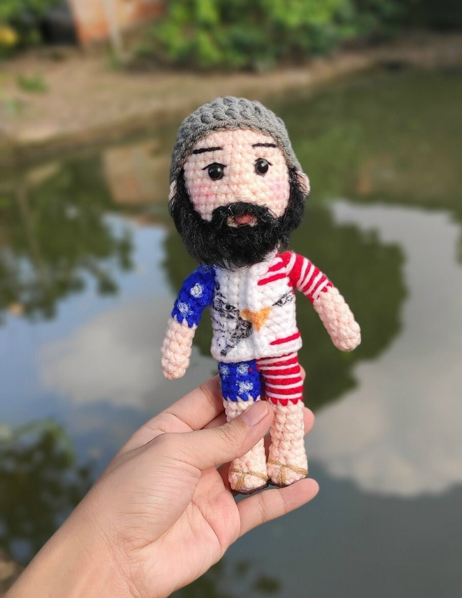 Custom Crochet Doll, Portrait Doll, Custom Stuffed Doll, Mini Human ...