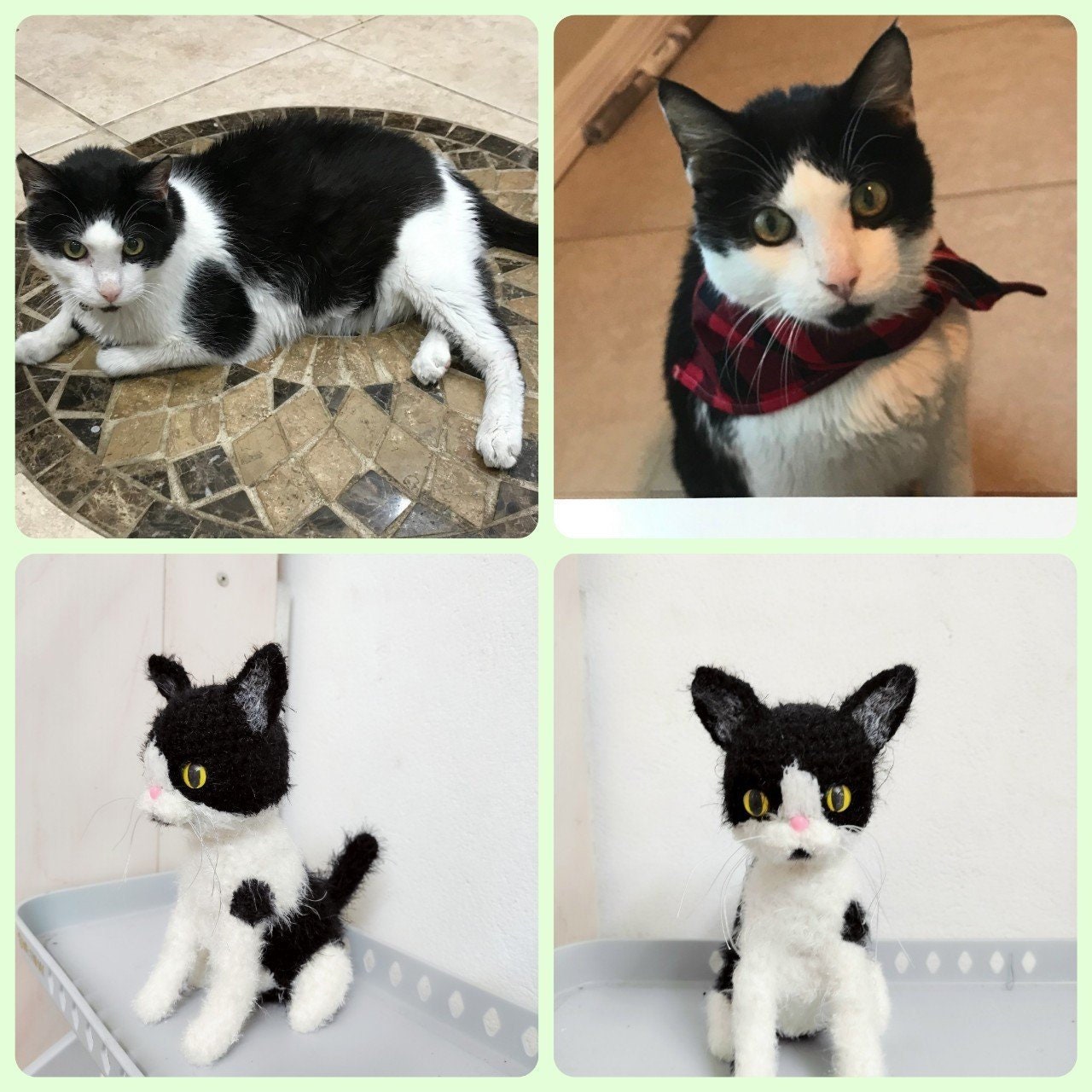 Custom Stuffed Cat Custom Cat Plush Custom Crochet Cat - Etsy