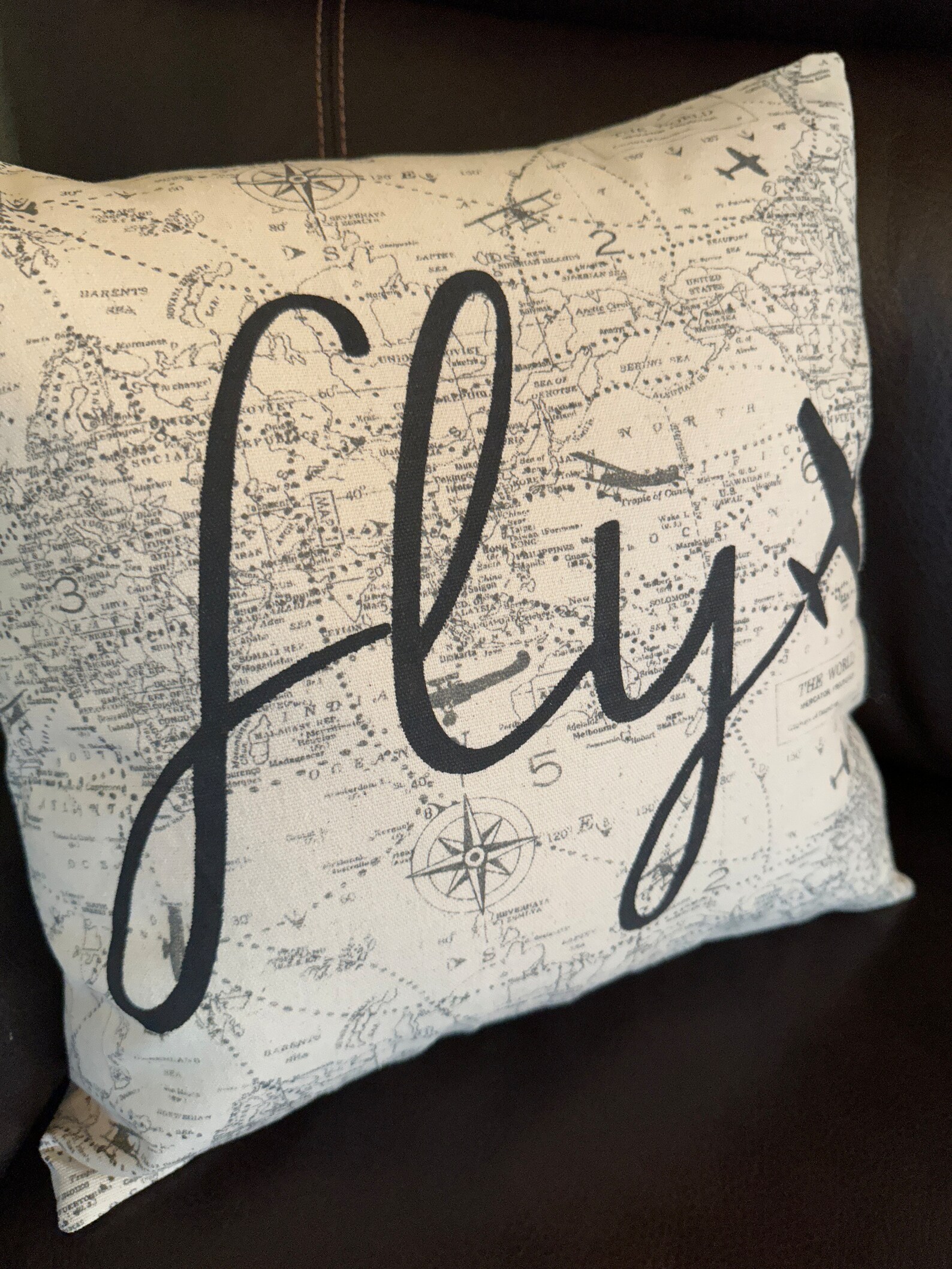 Fly Airplane Pillow Aviation Themed Home Decor Airplane - Etsy