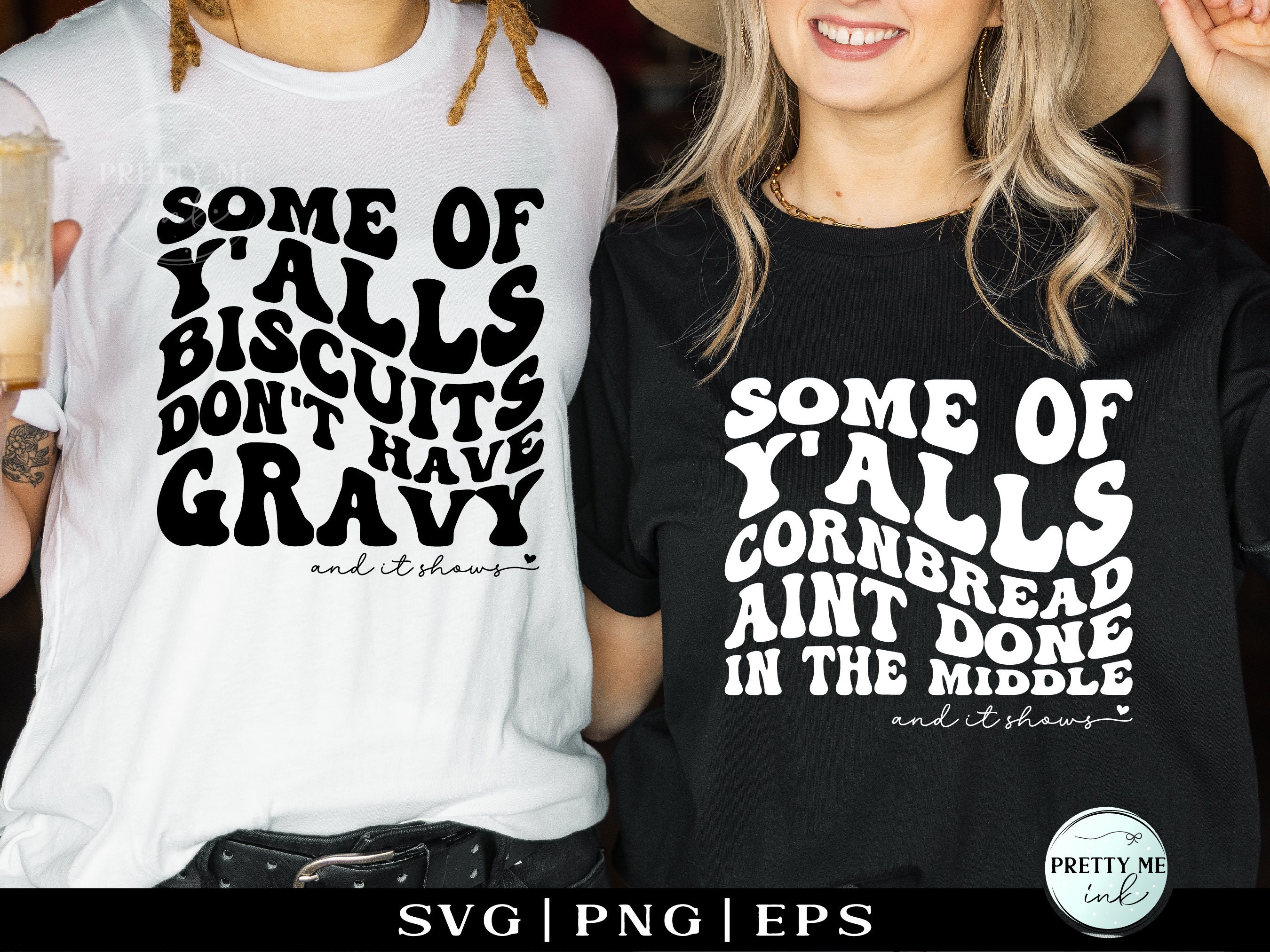 Southern Sayings Shirt SVG Bundle, Biscuits Gravy Svg Png, Cornbread ...