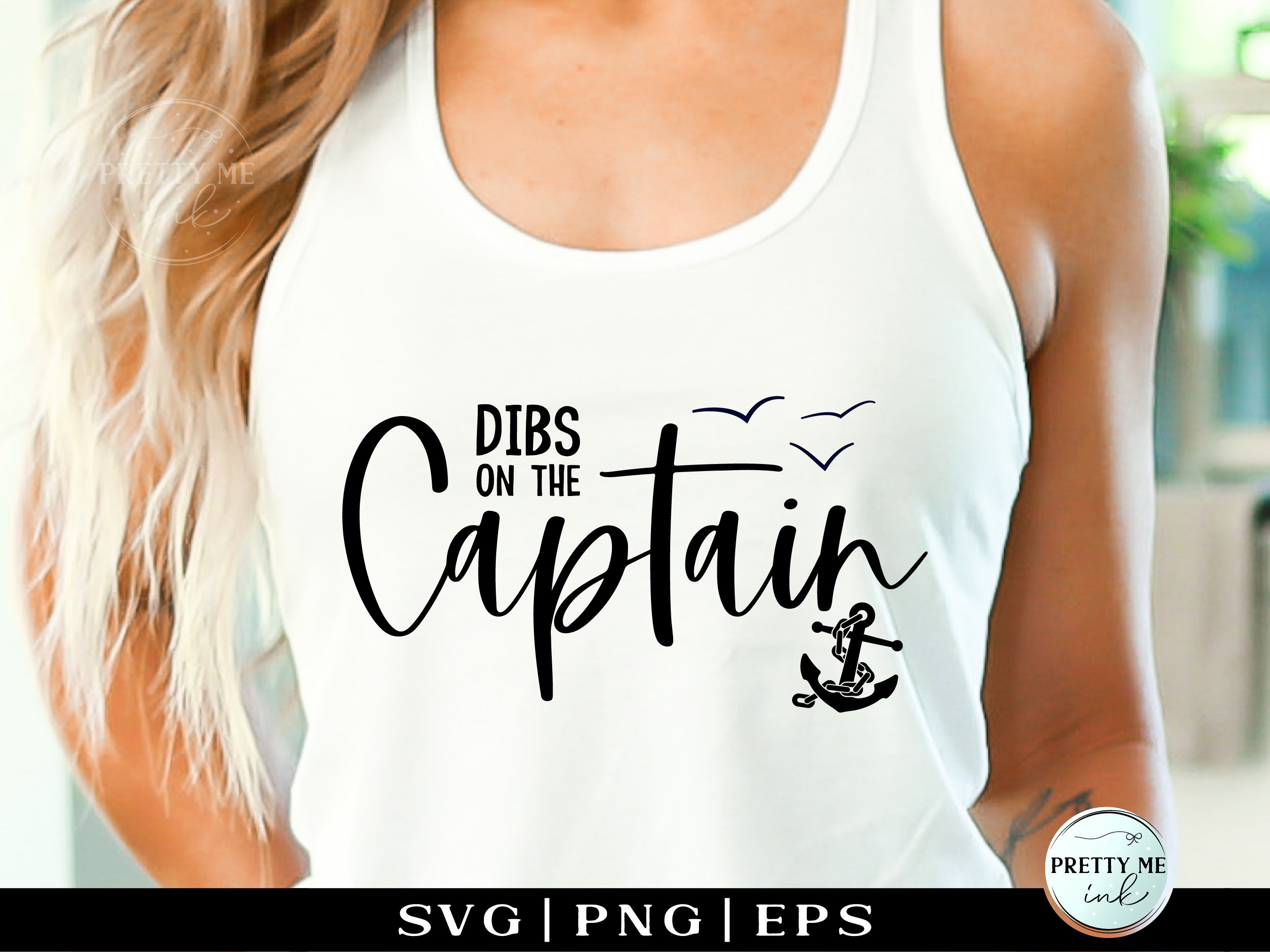 Dibs on the Captain SVG PNG, Cruise Shirt Svg, Beach Svg, Lake Svg ...