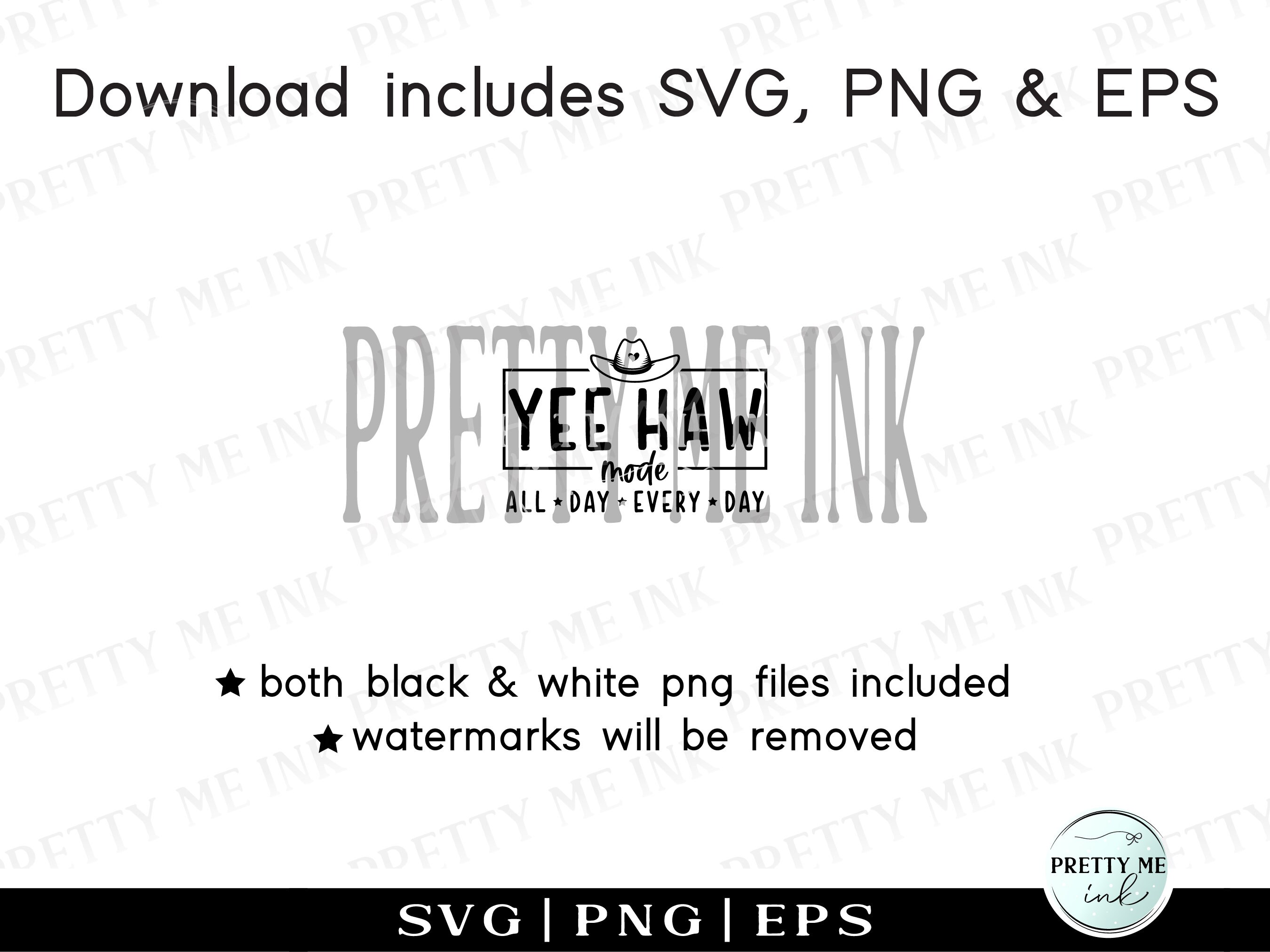 Yee Haw Mode SVG PNG, Southern Svg, Raised on Country Music Svg, Small ...