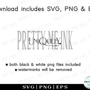 Inspirational Svg Download, Uniquely Me Svg Png, Motivational Shirt SVG, Self Love Svg Design ...