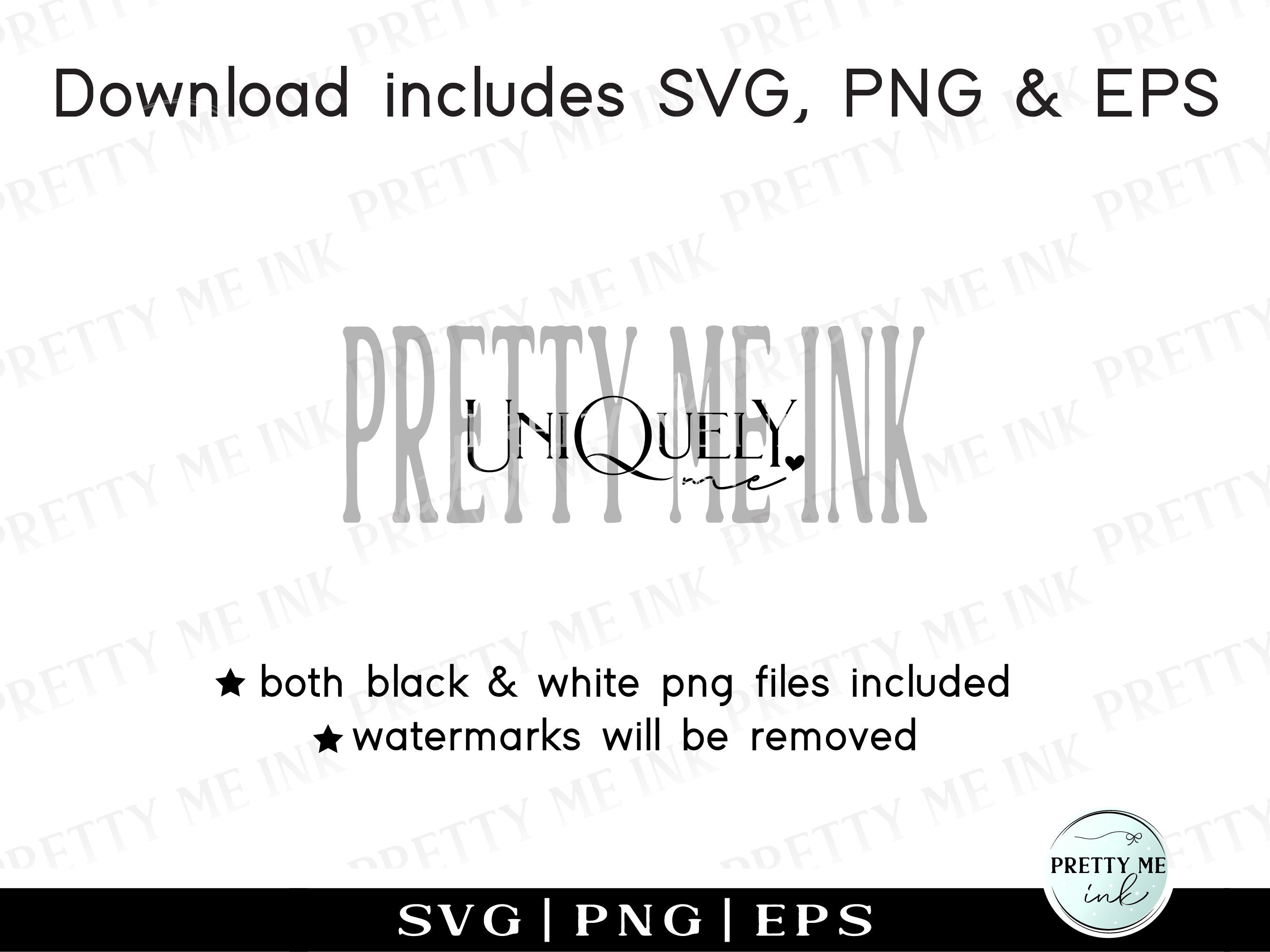 Inspirational Svg Download Uniquely Me Svg Png Motivational - Etsy