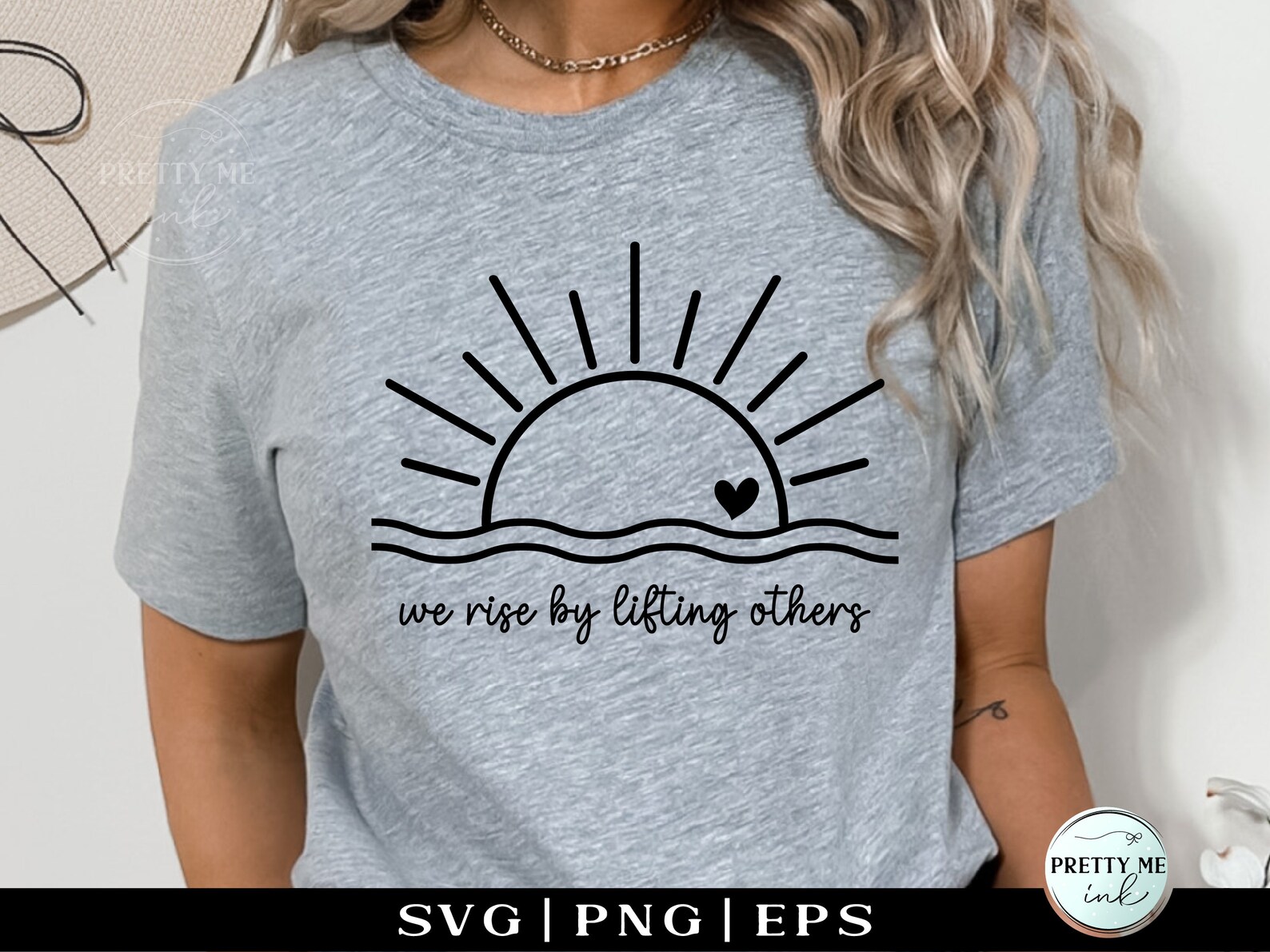 Inspirational Shirt SVG PNG Positive Quote Svg We Rise by - Etsy