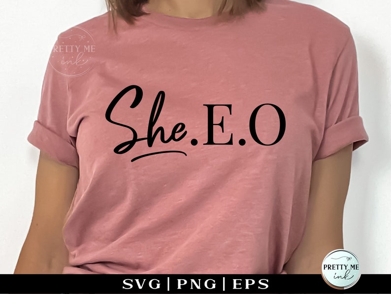 She EO Svg Png Lady CEO Svg Female Small Business Owner SVG - Etsy