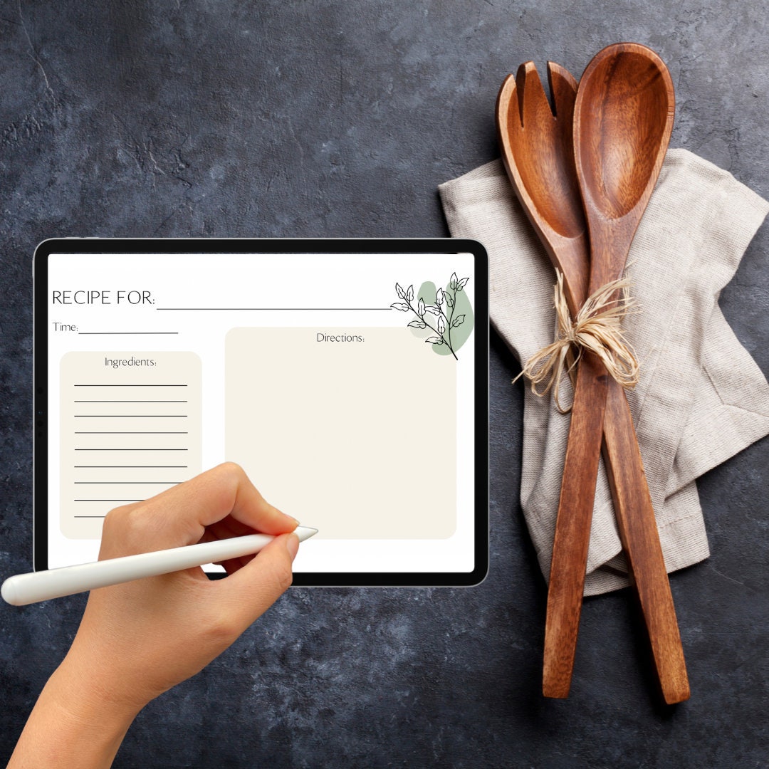 Digital/printable Recipe Card - Etsy