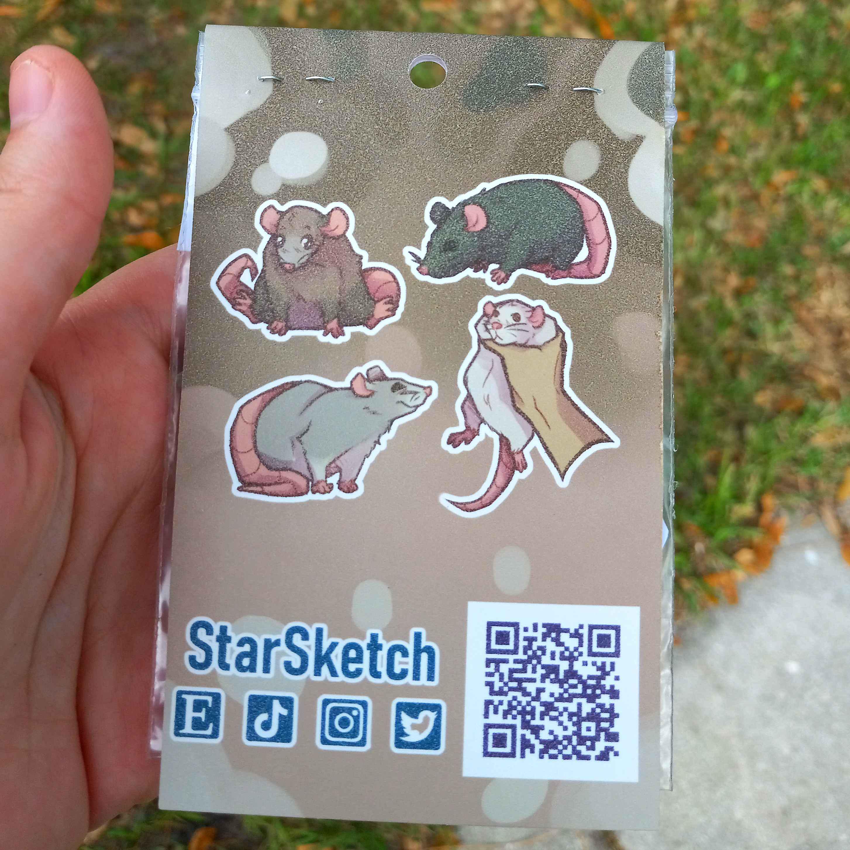 Rat Vinyl Sticker Pack - Etsy