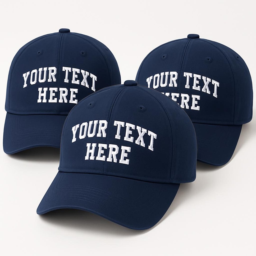 Custom Team Baseball Hats | Bulk Embroidered Team Caps | Sports Team ...