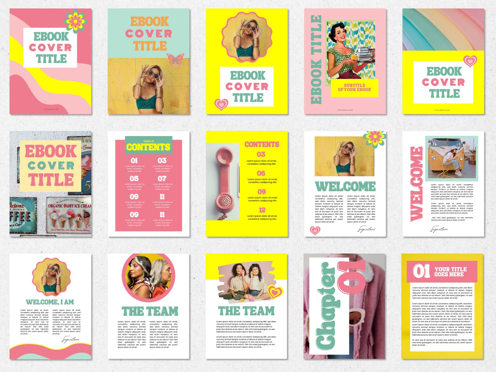 Ebook Template Canva, Ebook Template, Workbook Template Canva, Lead ...