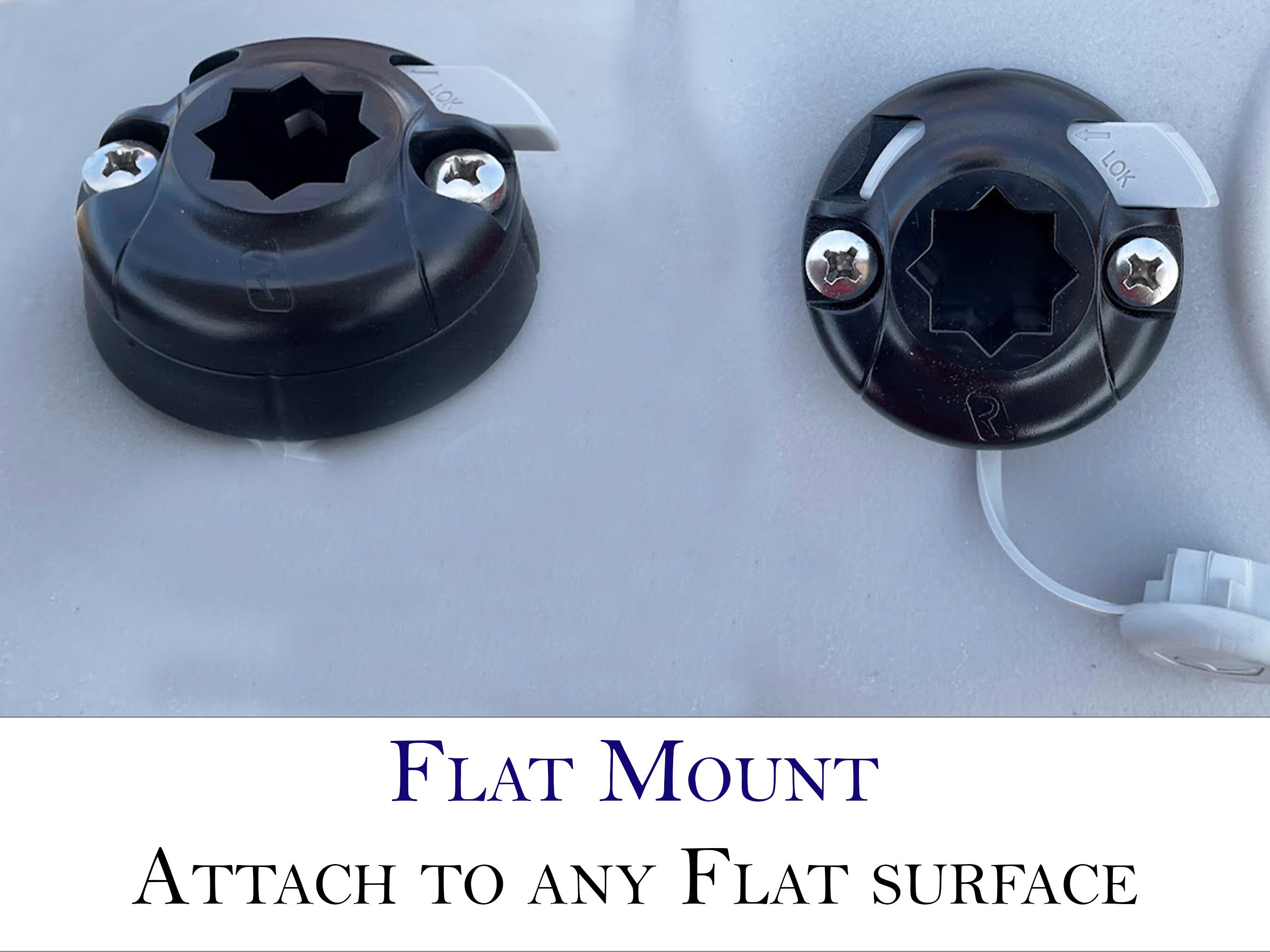 36 Boat Flag Pole and Mounting System, Holds Two 12 X 18 Flags, Mount ...