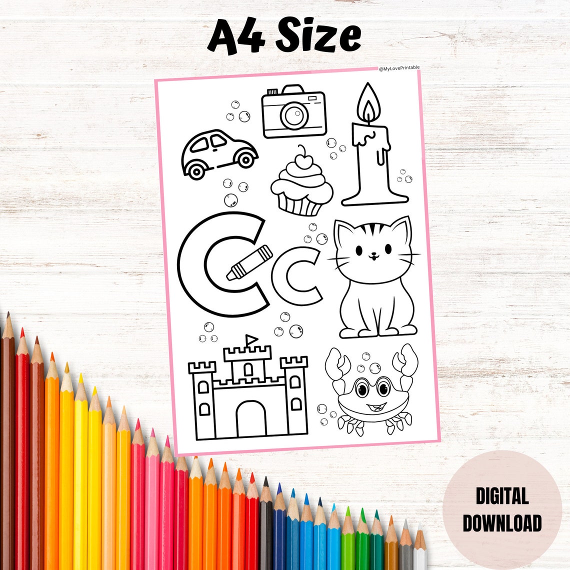 26 Colouring Pages Alphabet Colouring Printable Preeschool Workshet ...