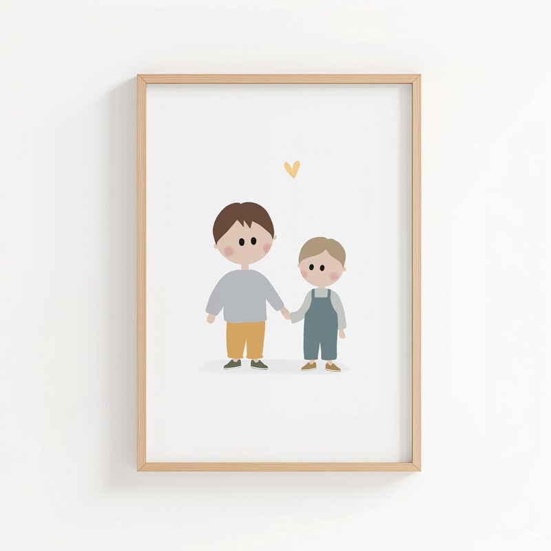 Brother Wall Art - Etsy