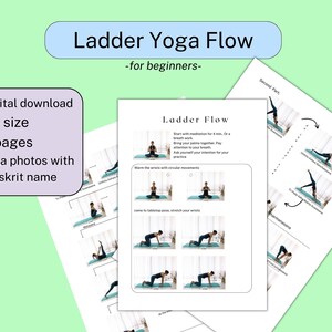 Ladder Yoga Flow for Beginner, Vinyasa Yoga Flow, Yoga Exercises ...