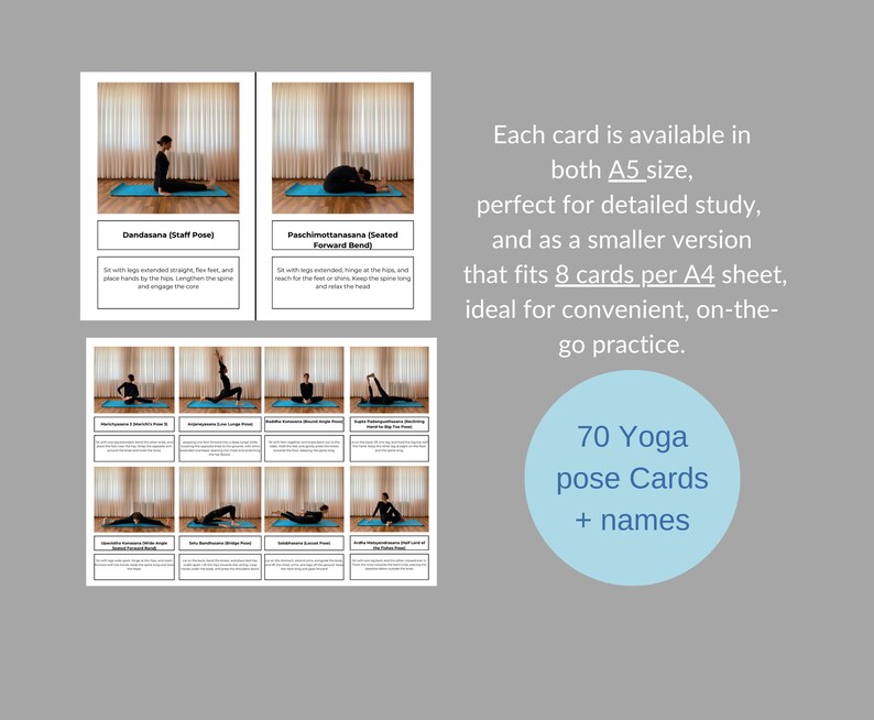 Yoga Pose Deck: 70 Essential Yoga Pose Cards With Photos and ...