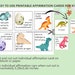 Positive Affirmation Cards for Kids With Dinosaur, Motivational Cards ...