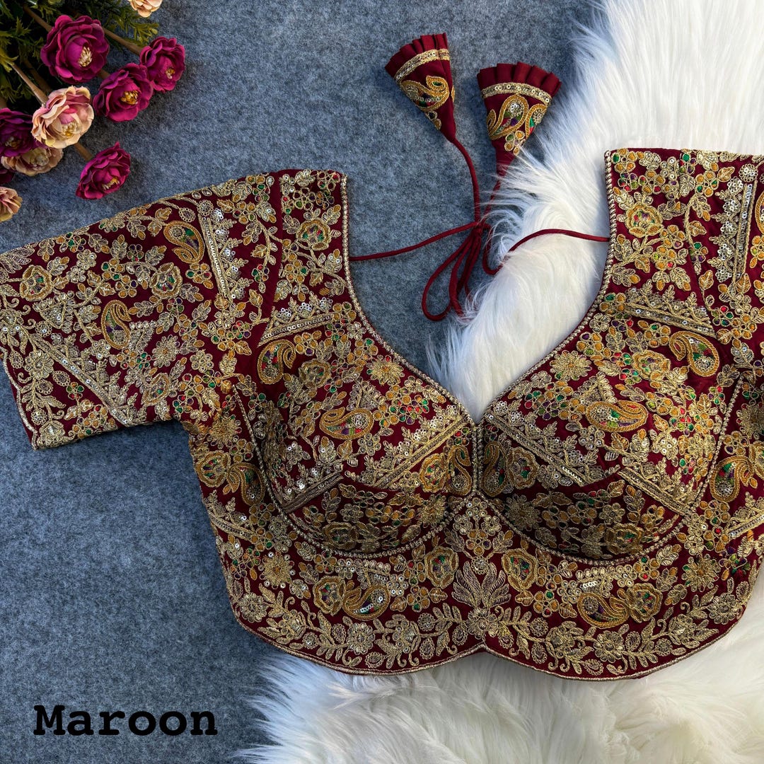 Gorgeous Style Designer Heavy Embroidery Work Bridal Design, Pure ...