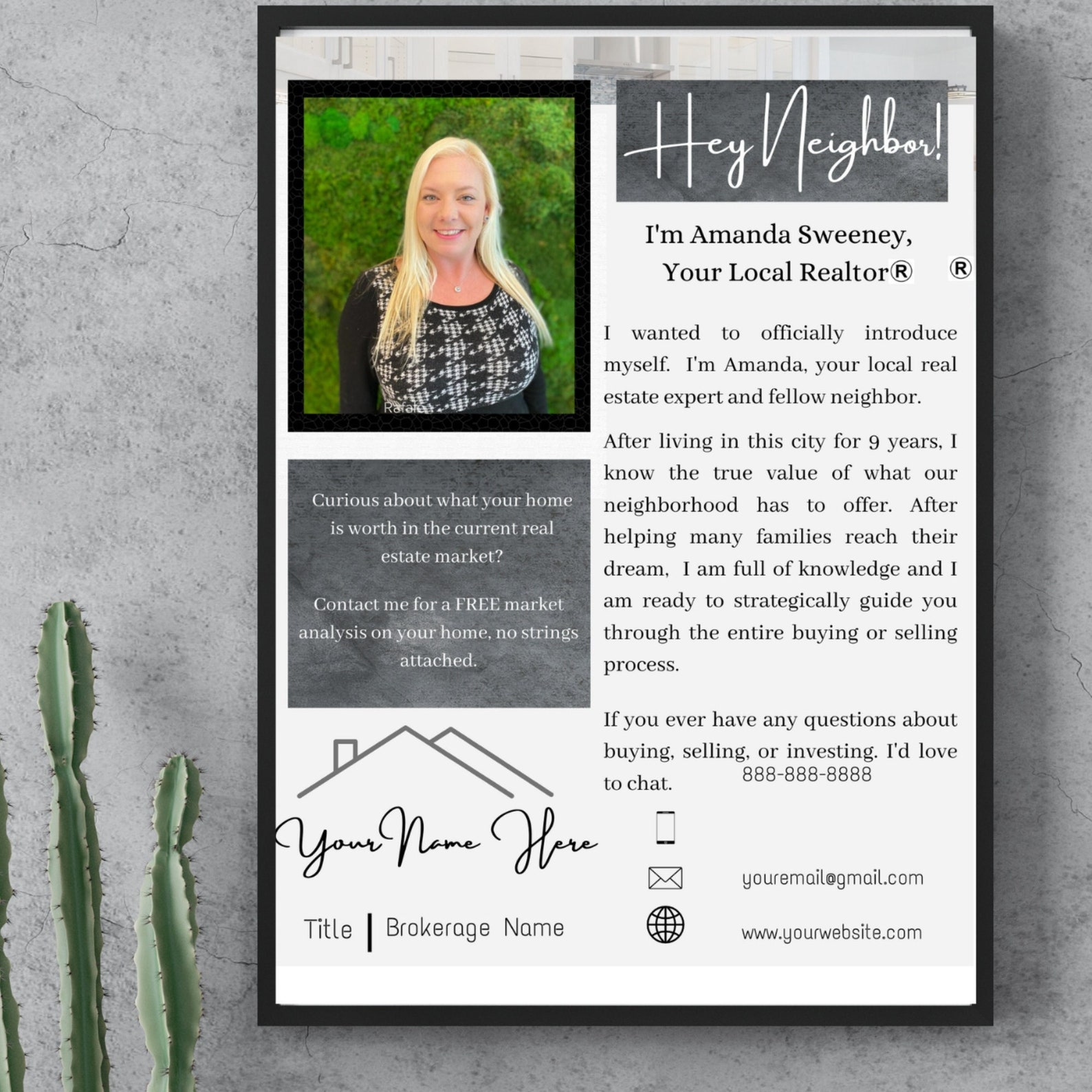 Hello Neighbor Farming Letter for Realtors and Lenders | Real Estate ...