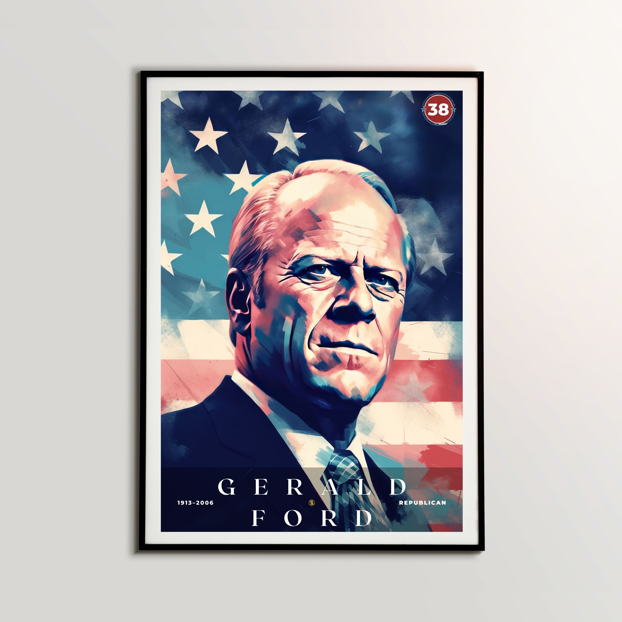 Gerald Ford Poster US Presidents Poster American History - Etsy