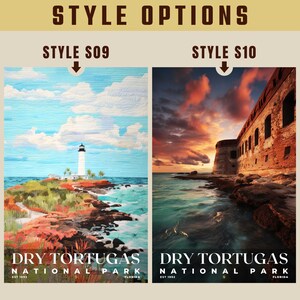 Dry Tortugas National Park Poster, Travel Wall Decor, Retro Travel ...