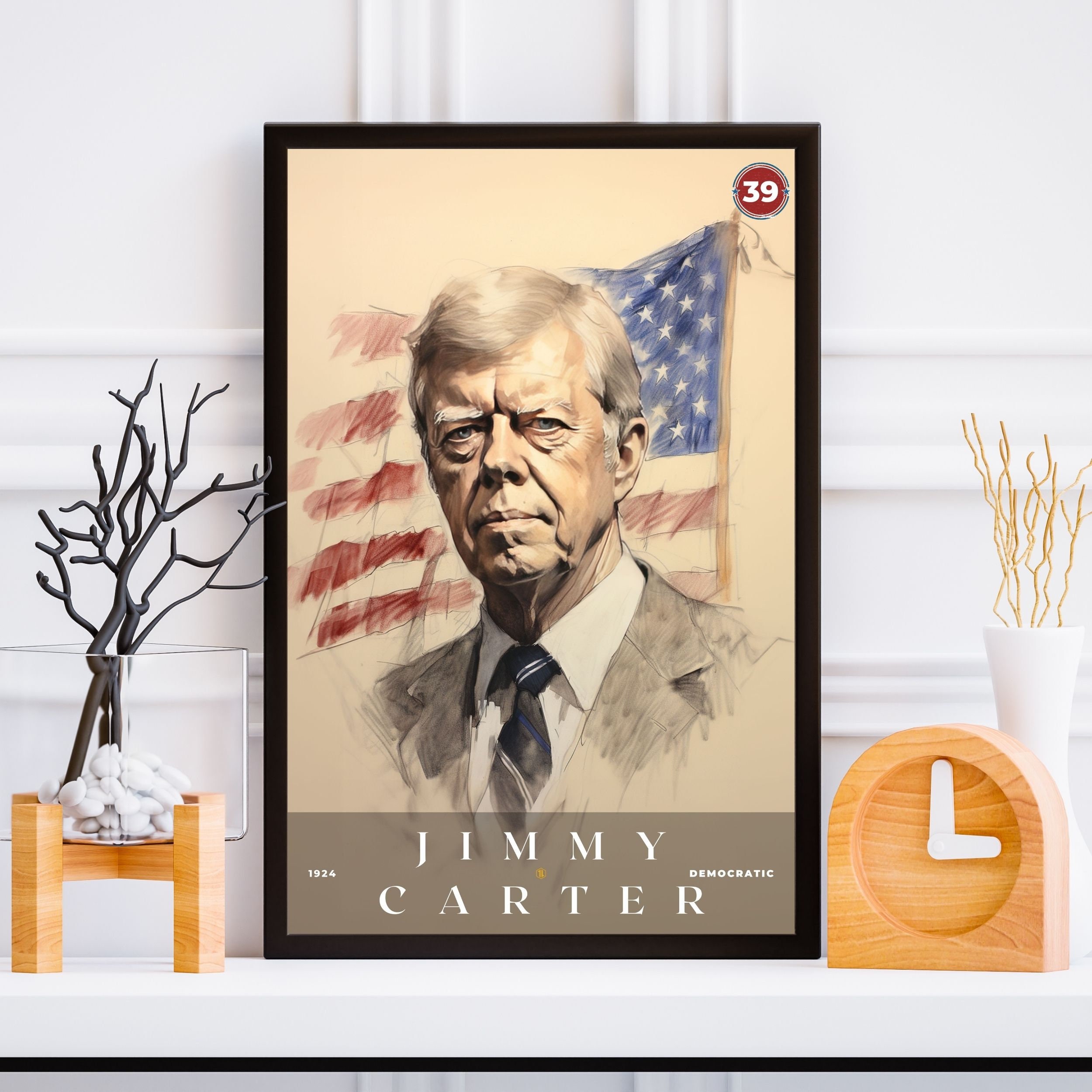 Jimmy Carter Poster US Presidents Poster American History - Etsy