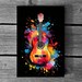 Classic Guitar Poster, Musical Instrument, Music Wall Art, Studio Decor ...