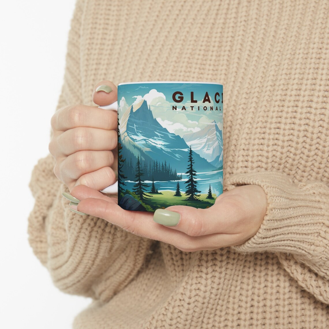 Glacier National Park Mug, National Park Gift, Coffee Mug, Travel Mug ...