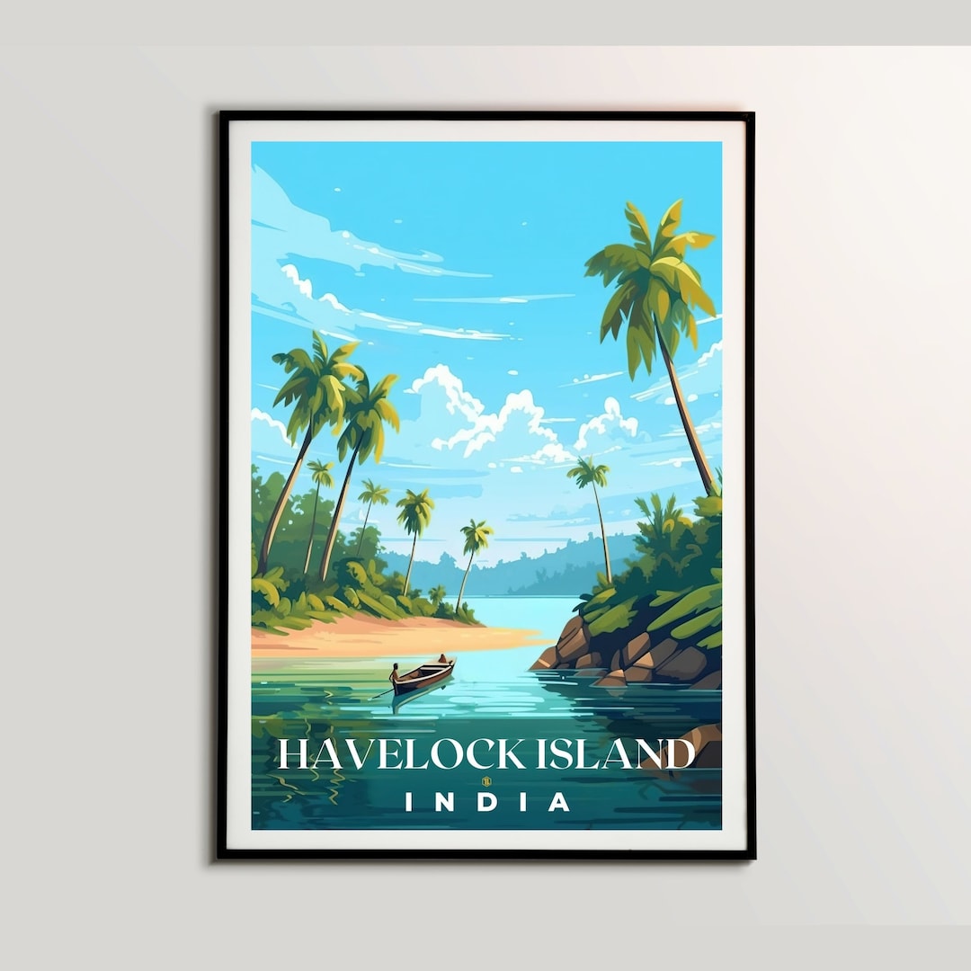 Havelock Island Poster Travel Poster Travel Wall Decor - Etsy