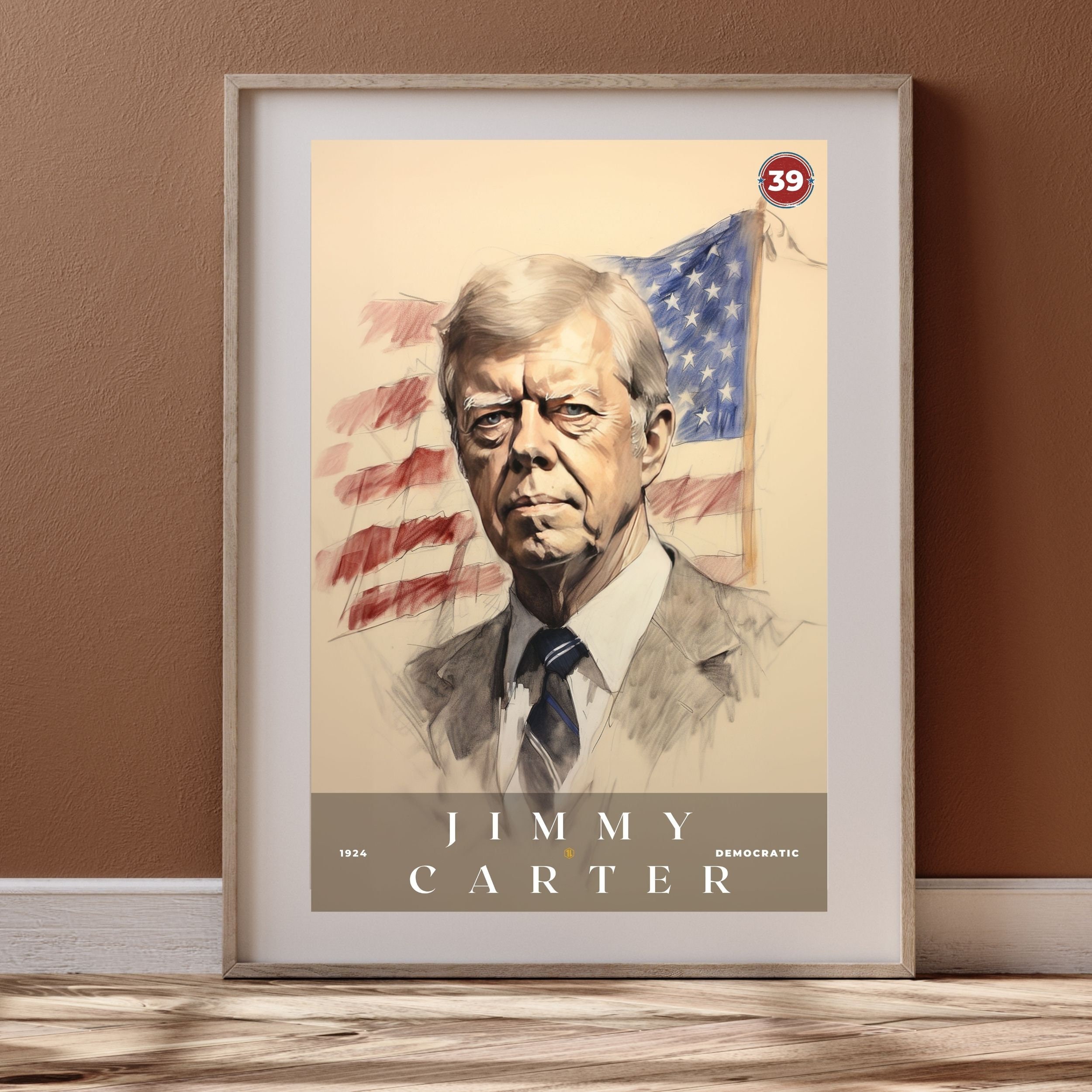 Jimmy Carter Poster US Presidents Poster American History - Etsy