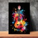 Classic Guitar Poster, Musical Instrument, Music Wall Art, Studio Decor ...