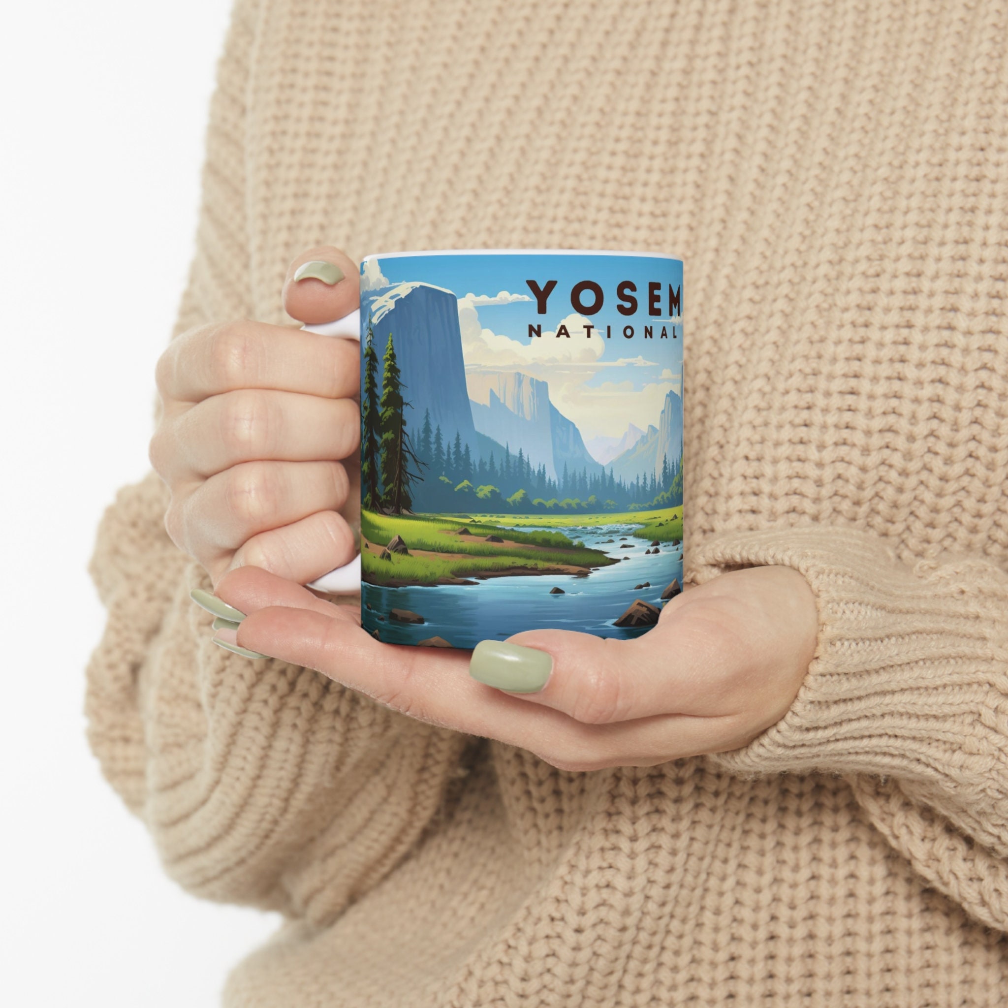 Yosemite National Park Mug, National Park Gift, Coffee Mug, Travel Mug ...