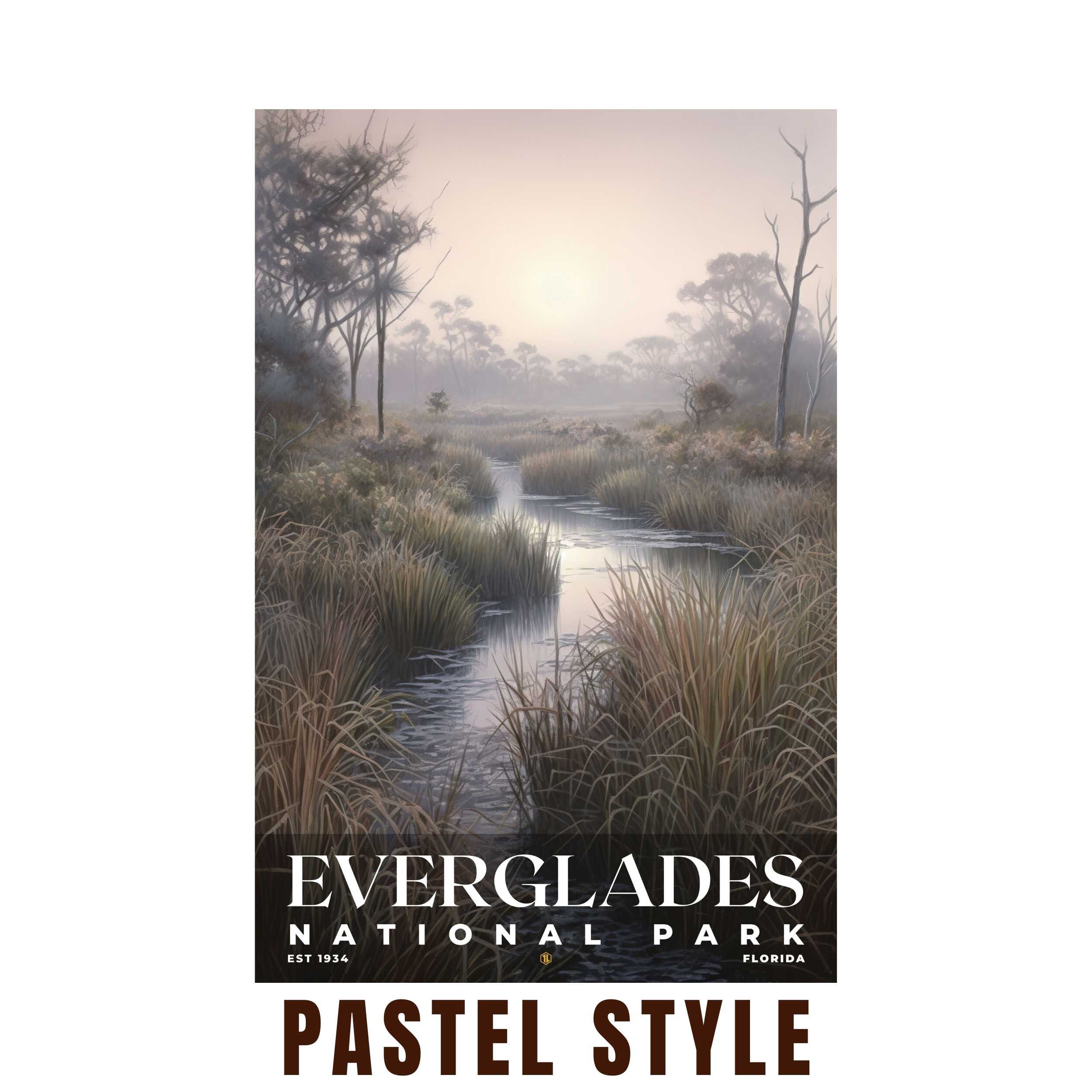 Everglades National Park, National Park Poster, Travel Wall Decor ...