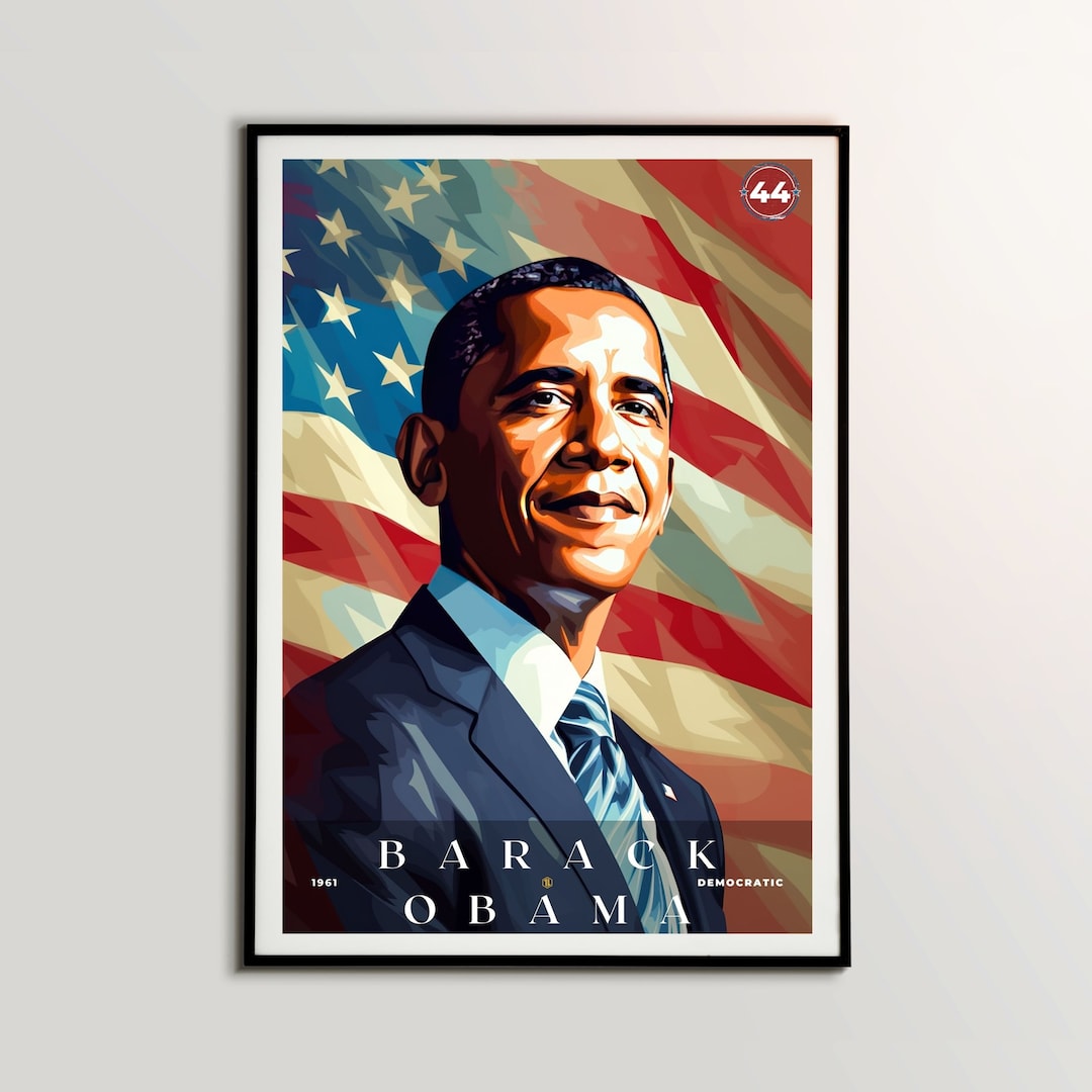 Barack Obama Poster US Presidents Poster American History - Etsy