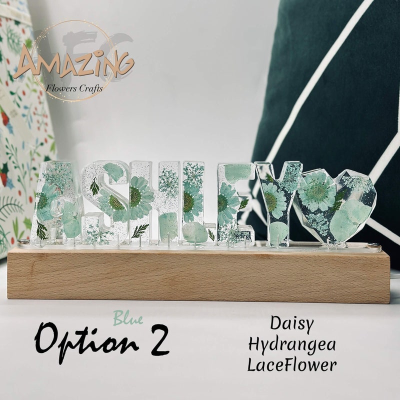 Resin Flower Art - Etsy
