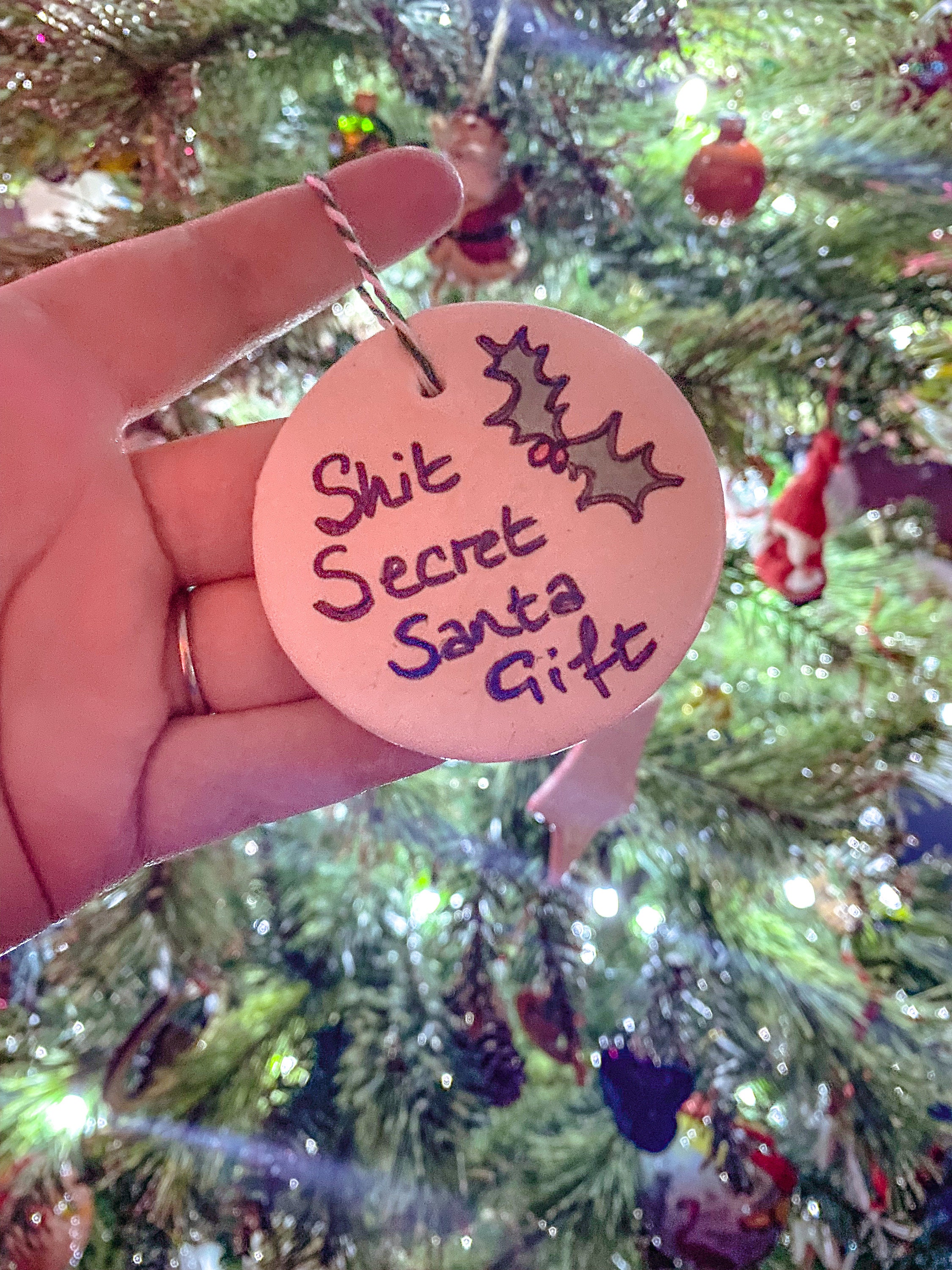 Secret Santa Christmas Decoration - Etsy