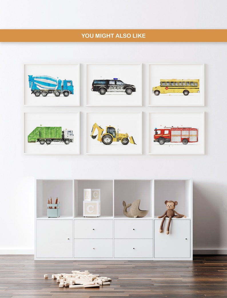 School Bus Print Bus Poster Yellow Bus Print Automotive - Etsy
